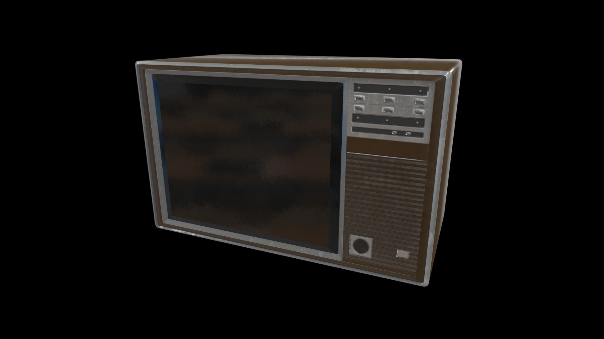 Retro TV - 3D model by Shynigumy [c3c741e] - Sketchfab