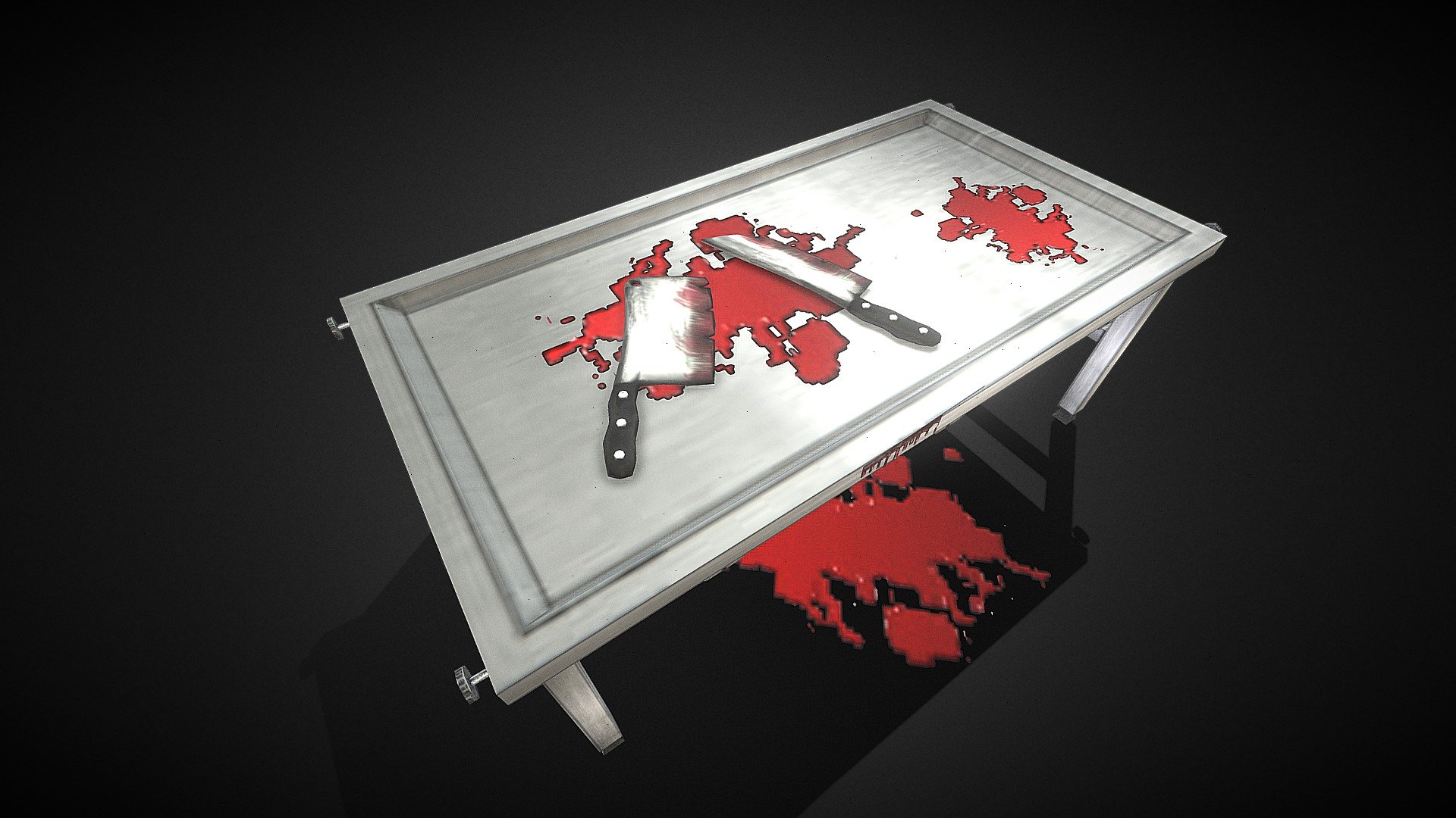 PSX Horror Knives - 3D model by Dysfunctional_Dev [c3c798e] - Sketchfab