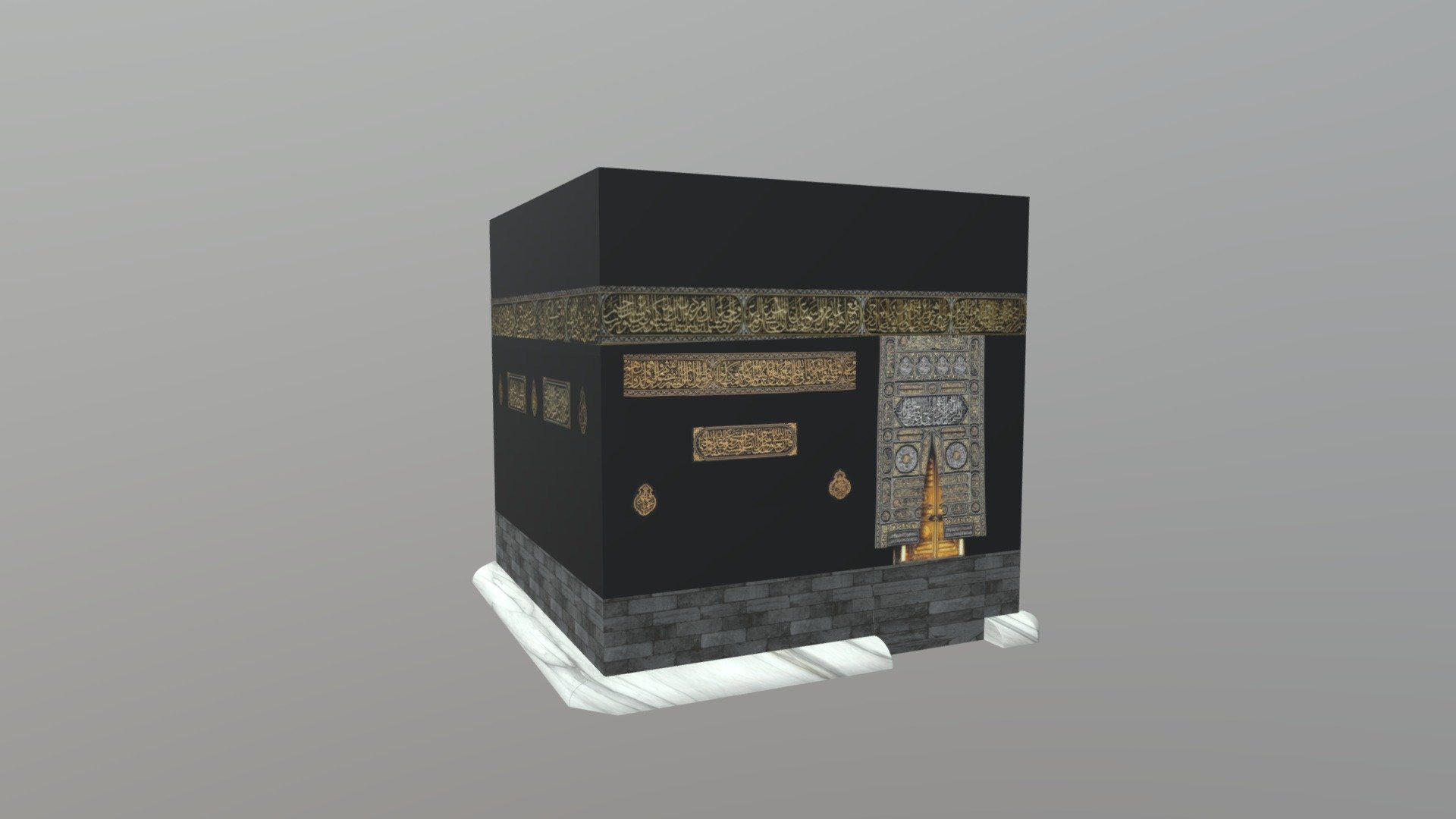 Kaaba in Masjidil Haram Mecca - Download Free 3D model by rozifahru ...