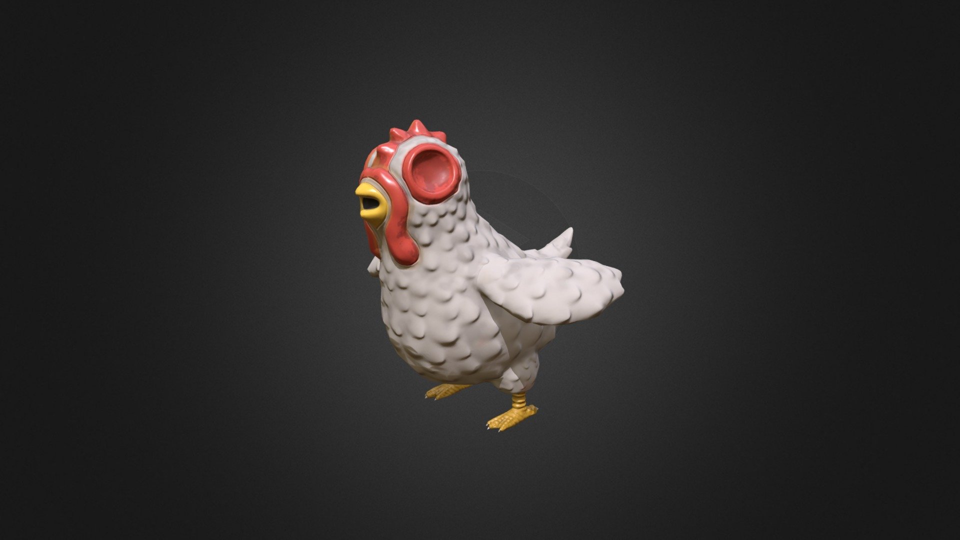 CHICKEN (WIP) - 3D model by BUFU [c3cce2d] - Sketchfab