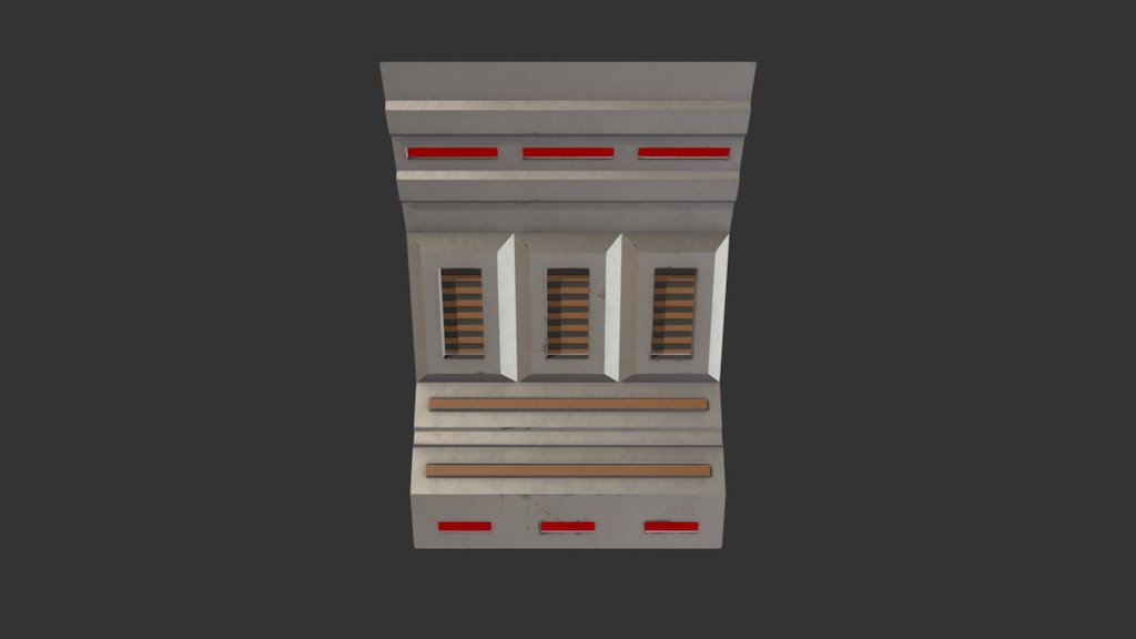 Das Station Wall 1 - 3D model by darrick10 [c3ccfbc] - Sketchfab
