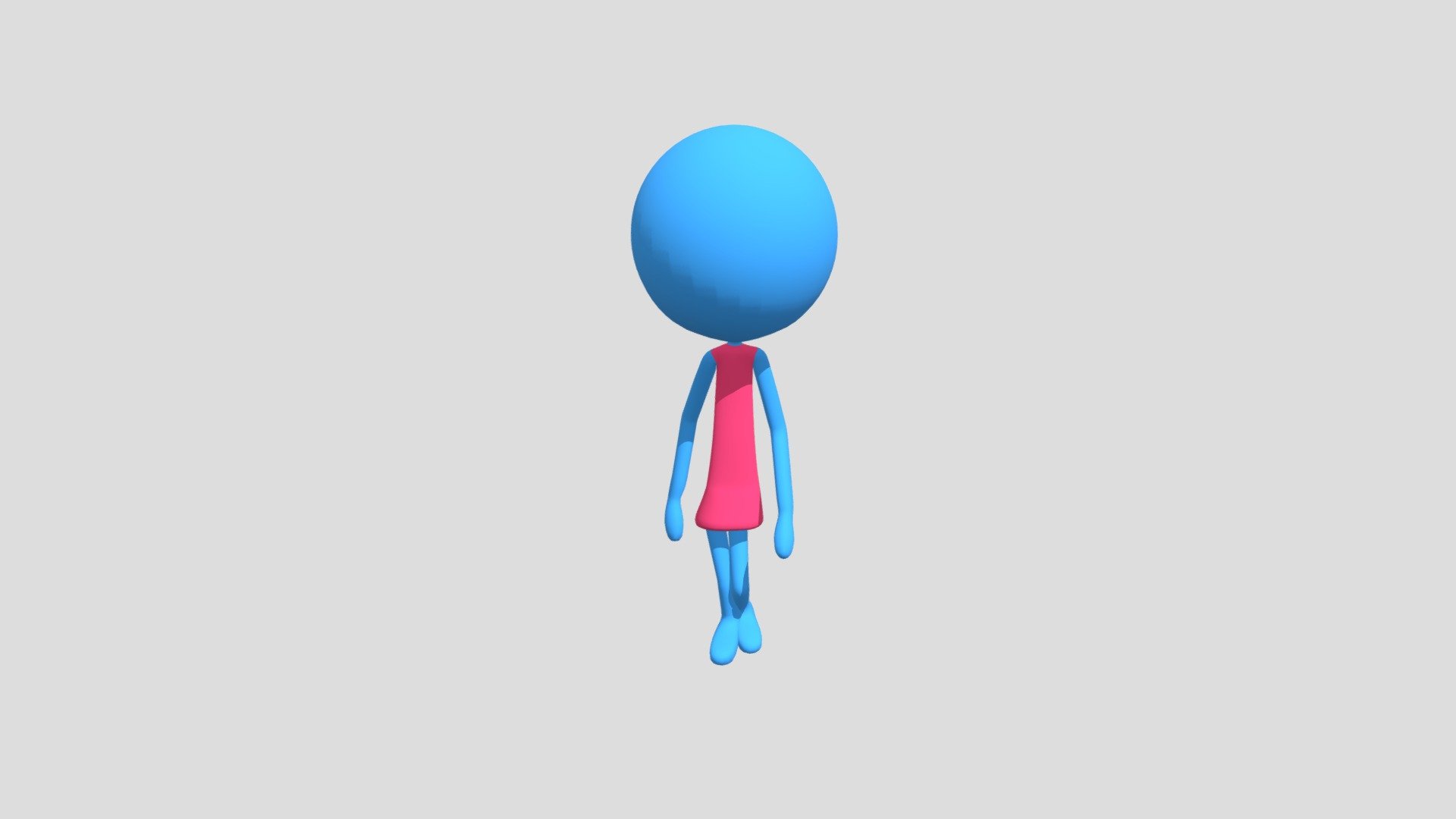 Hyper-casual Character - 3D model by Soft Poly Studios (@softpoly ...