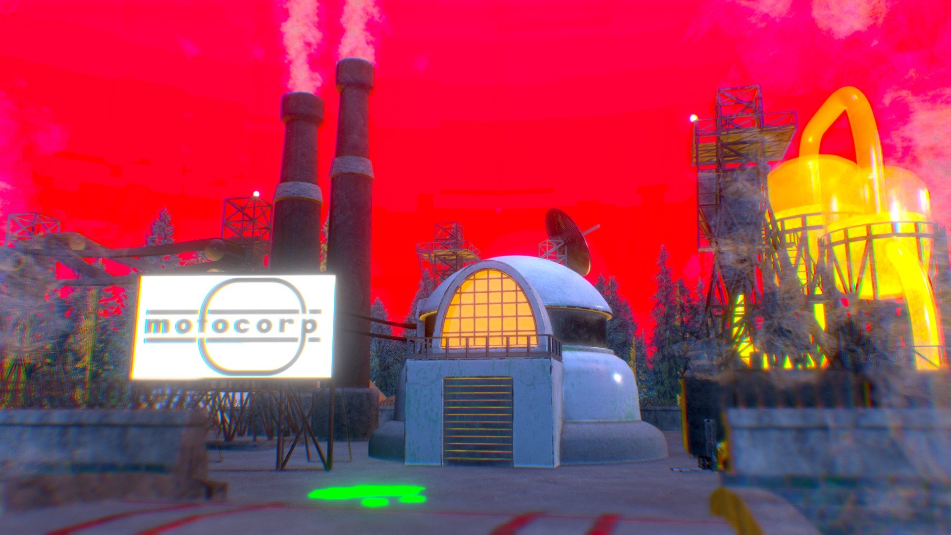 Mofocorp Headquarters - Download Free 3D model by Jorma Rysky (@Rysky ...