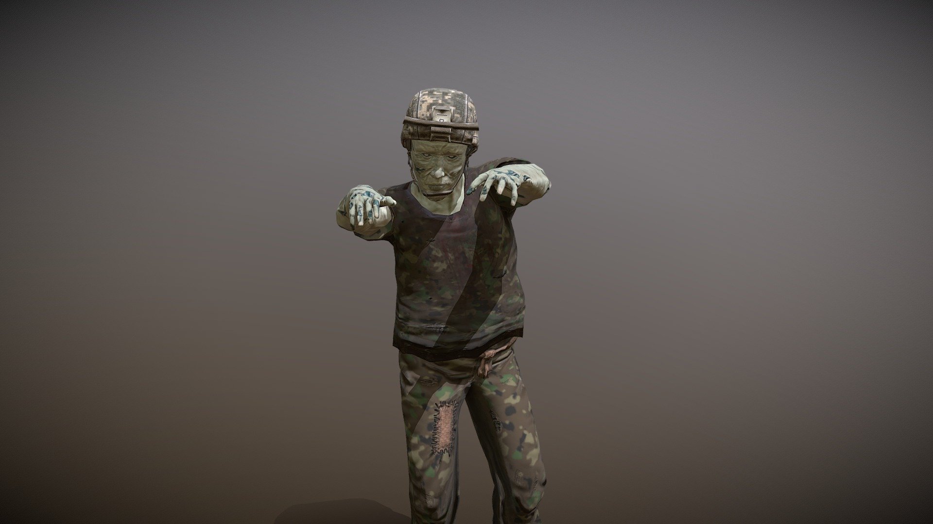 Zombie Number 8 - Animated - Download Free 3D model by tonyflanagan ...