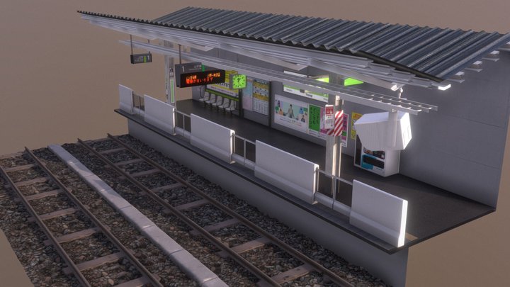 Railway-station 3D models - Sketchfab
