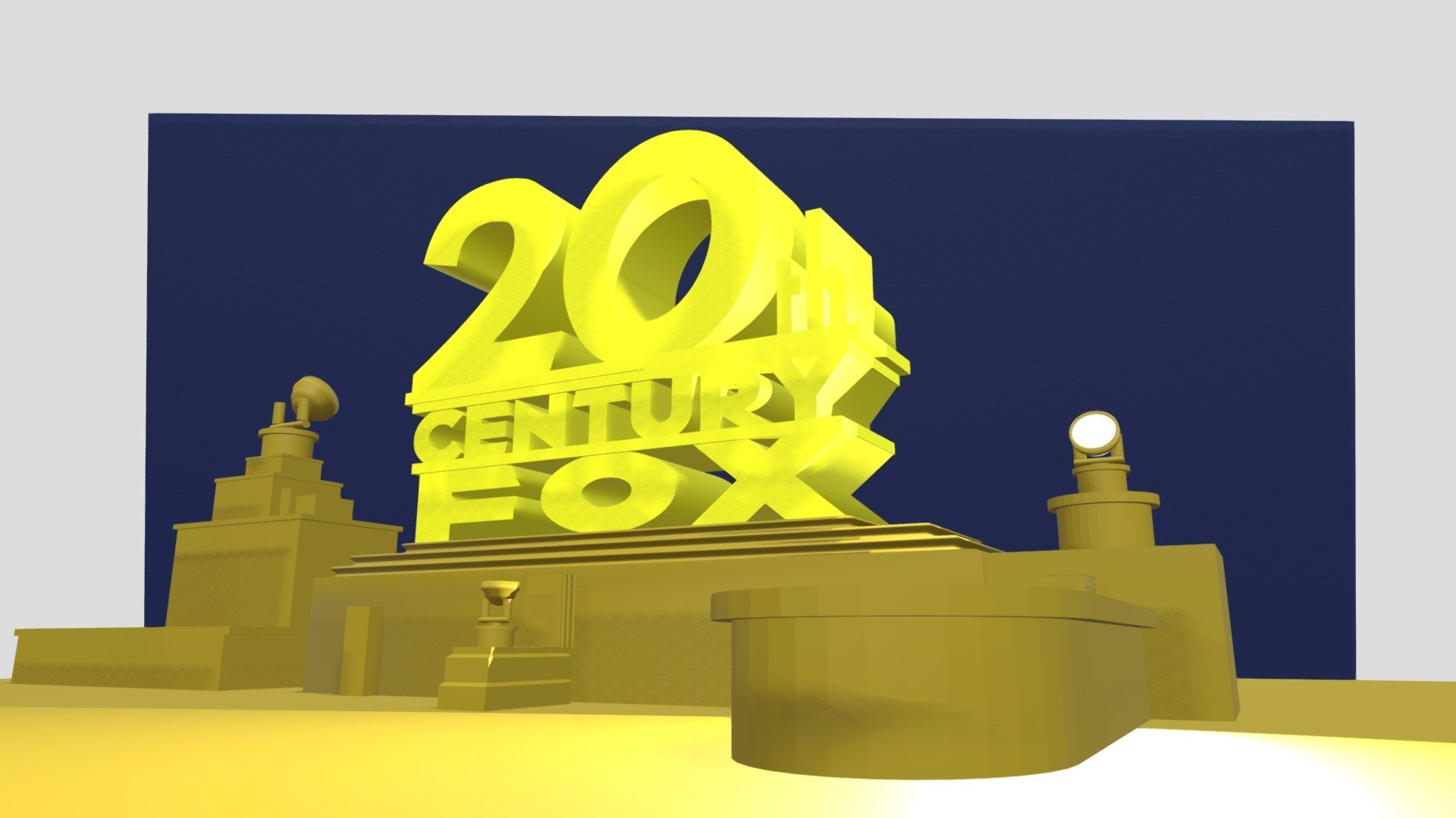 20th Century Fox (1953, Tang Wow Style) - Download Free 3D model by ...
