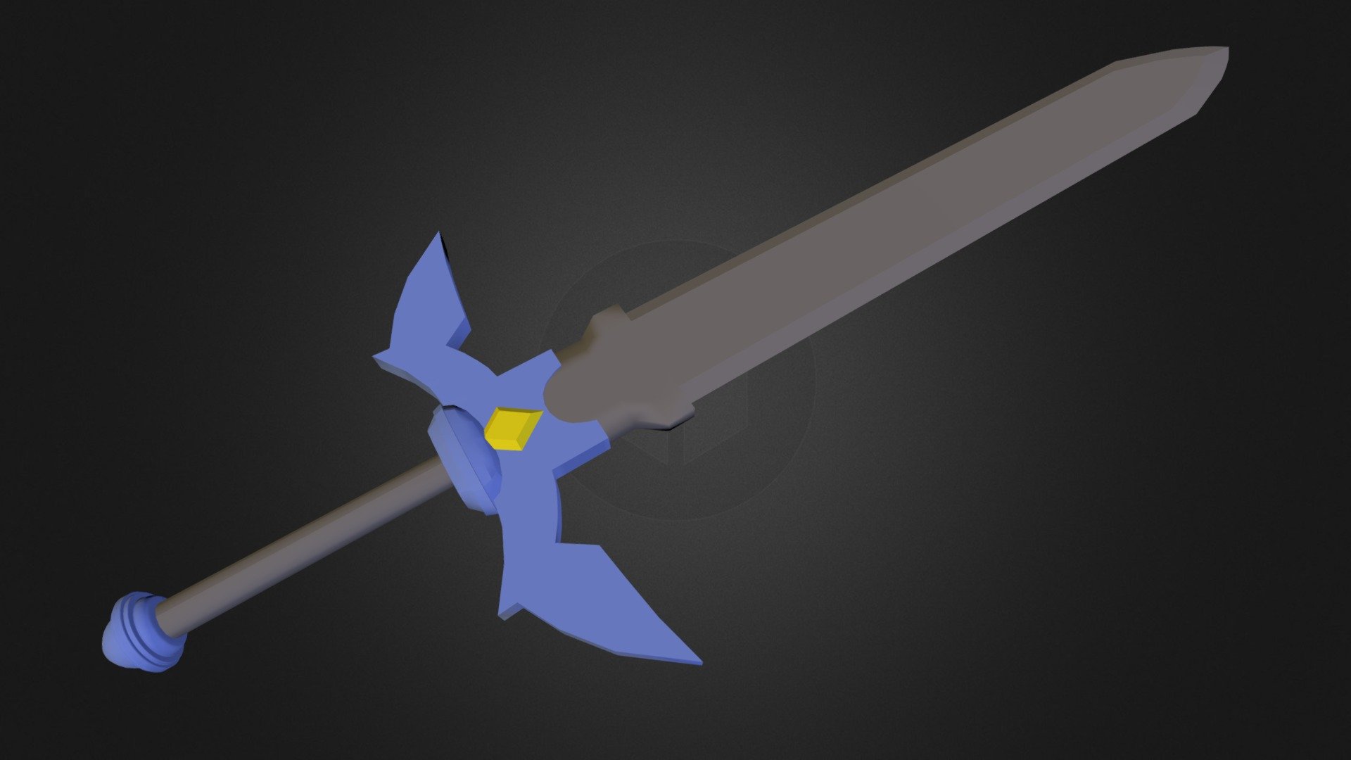 Master Sword (Legend of Zelda, Low Poly) - Download Free 3D model by ...