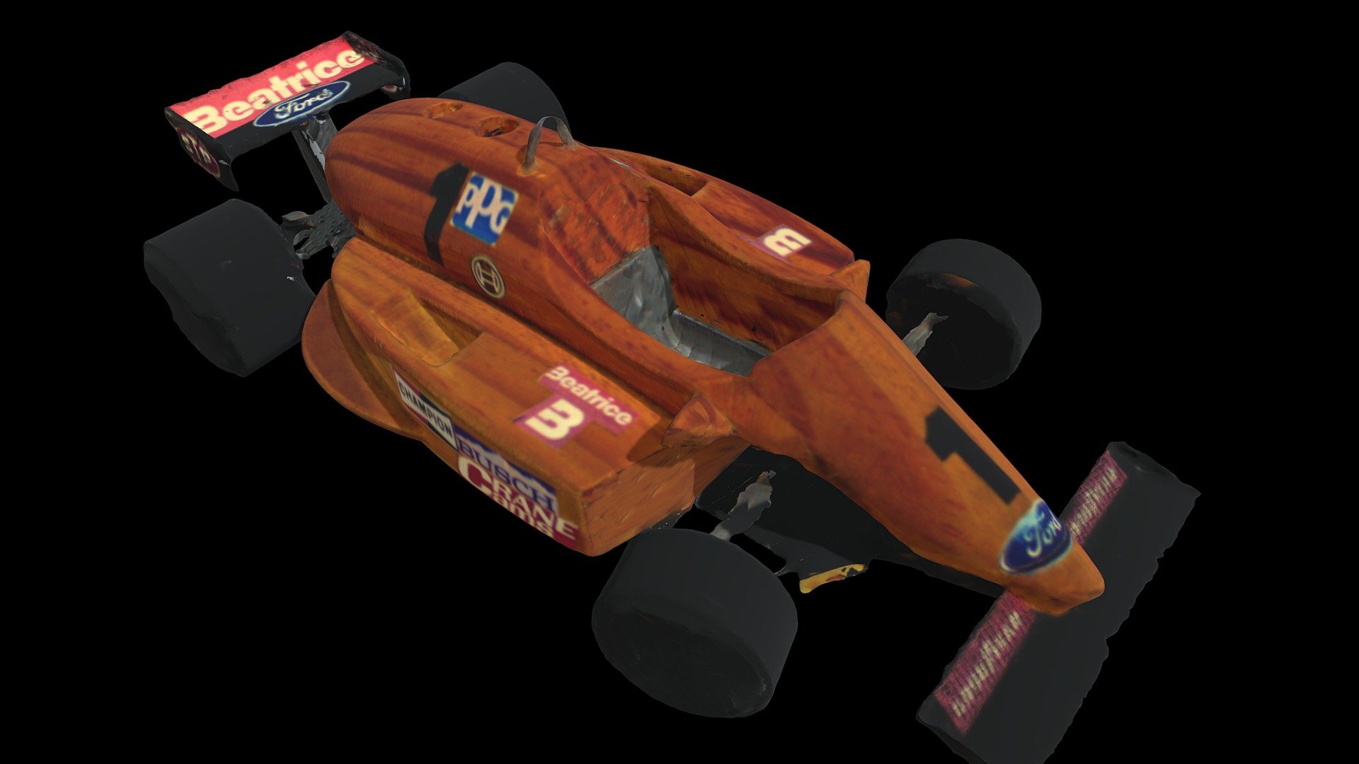 Wood Car - Download Free 3D model by MDPLS Digital Collections (@mdpls ...