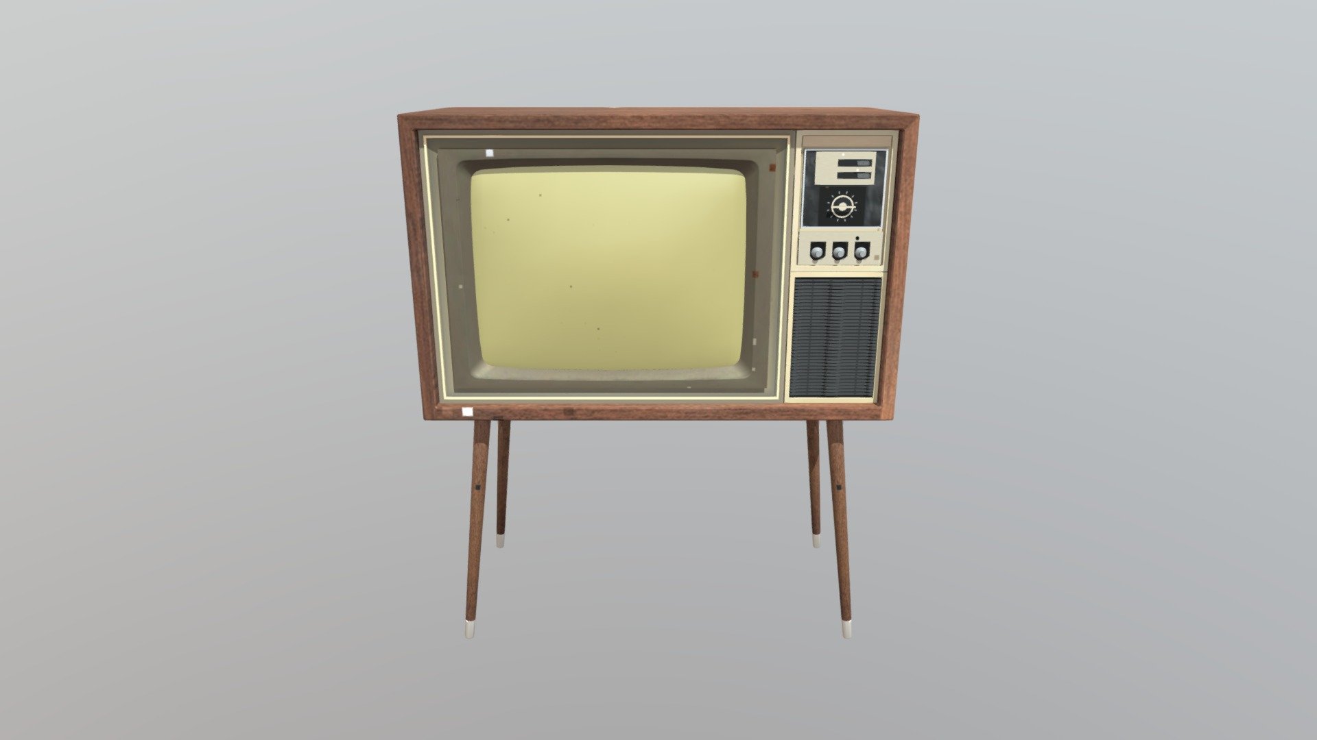 Retro TV - 3D model by zoni [c3d2291] - Sketchfab