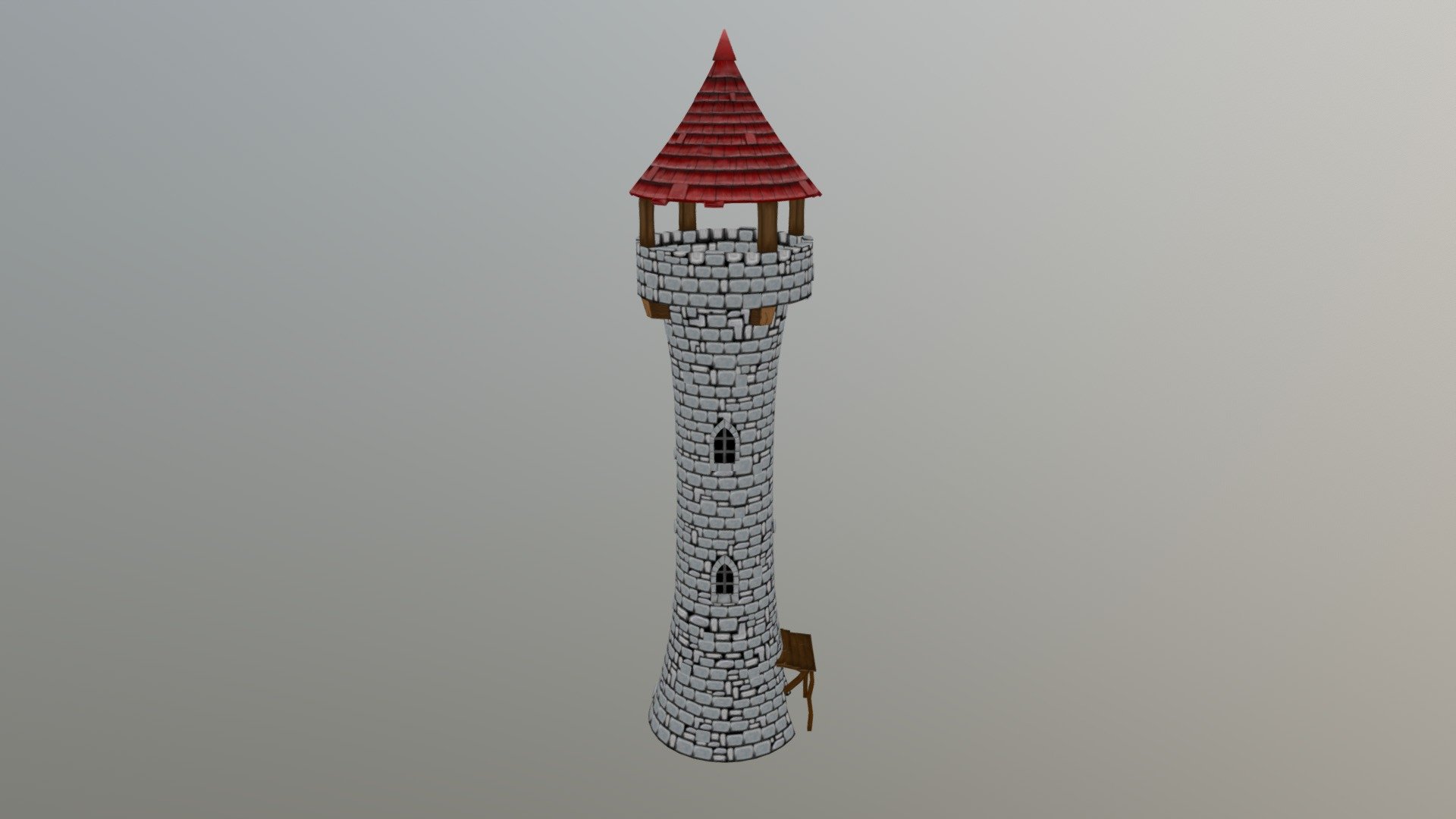 Fantasy Tower - 3D model by staffu [c3d39fe] - Sketchfab