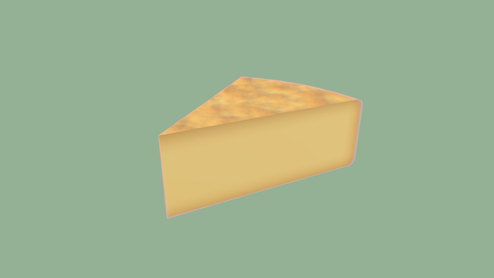 Cheese Wedge with textures - 3D model by JonothanJanothan [c3d4781 ...