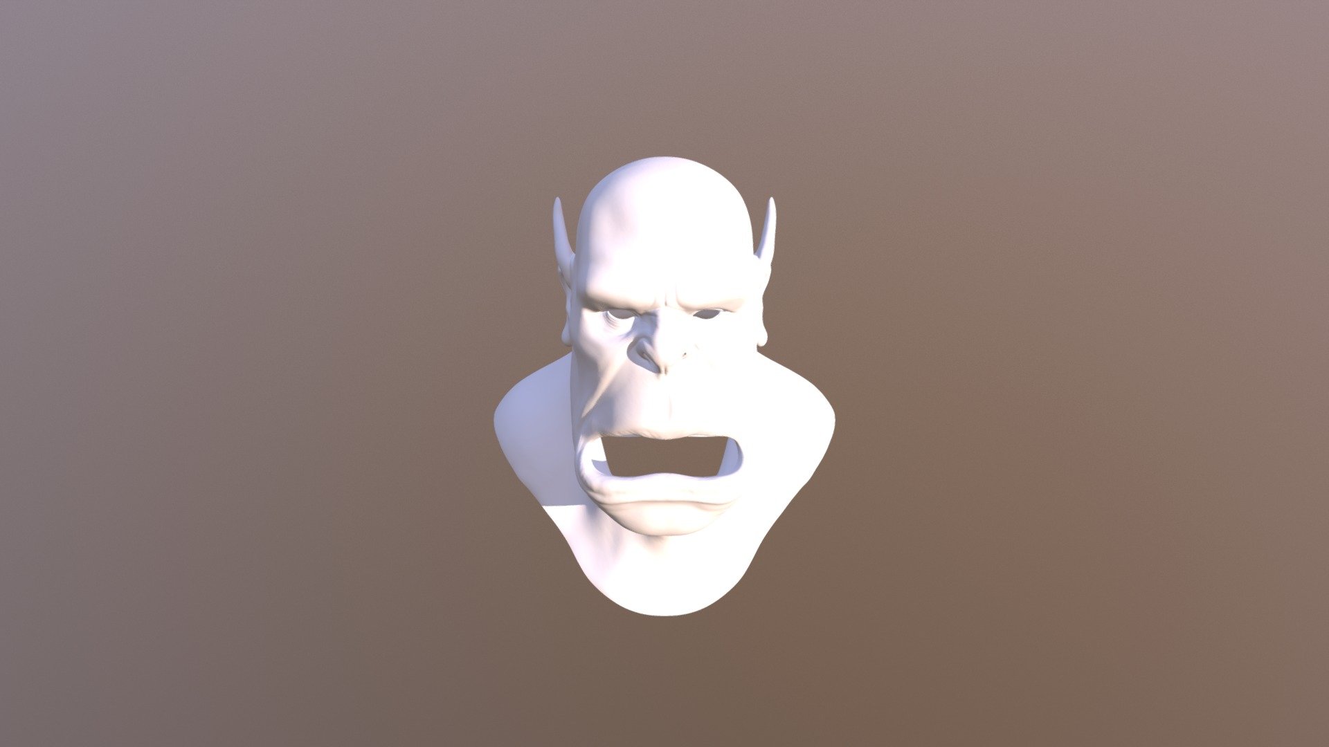 Durotan Bust WIP - 3D model by Erik Tolentino (@eriktolentino) [c3d4f83] - Sketchfab