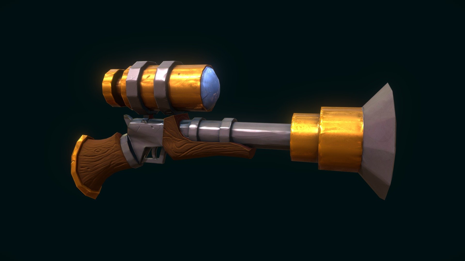 Blunderbuss - 3D model by Solear [c3d5024] - Sketchfab