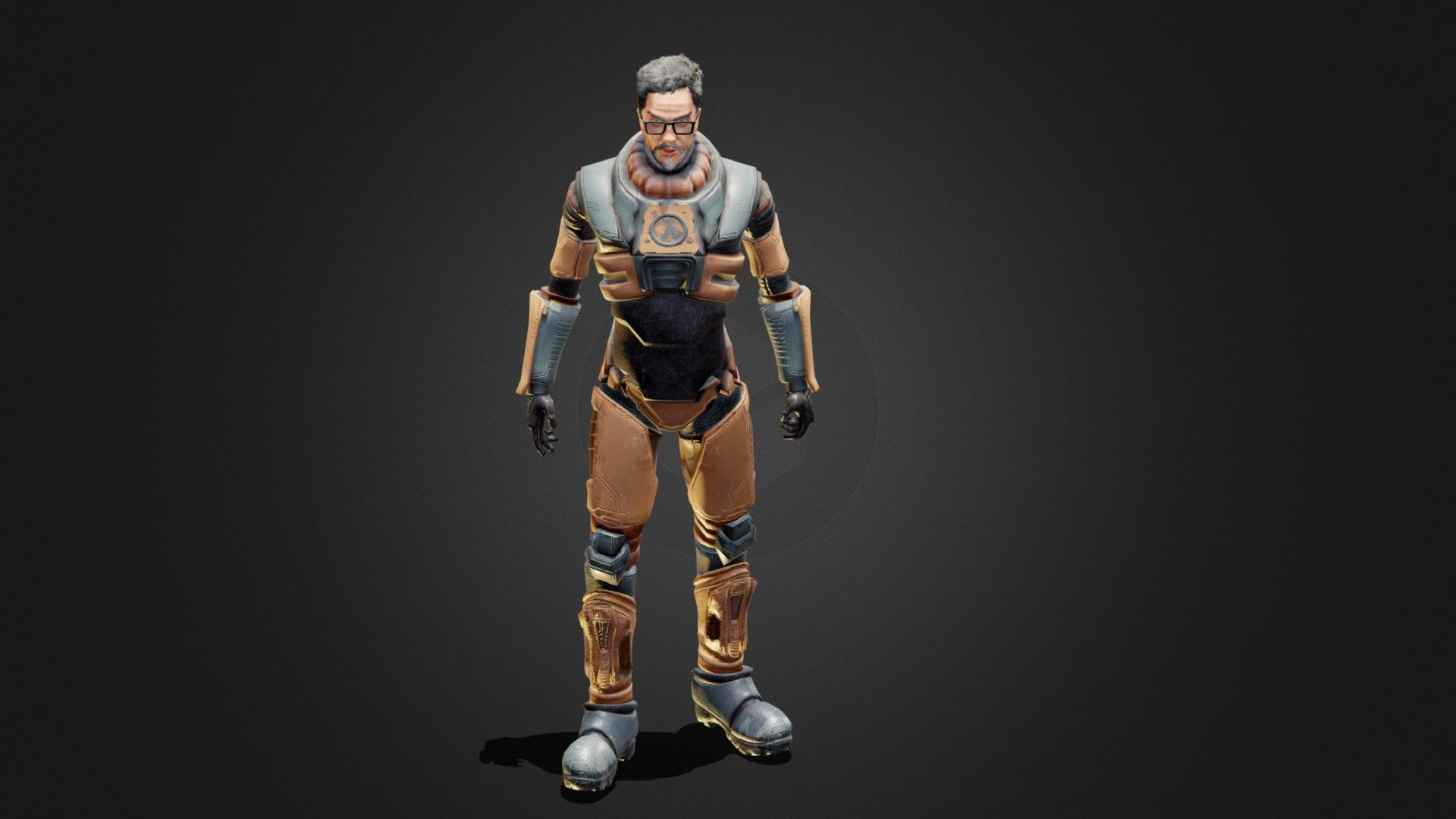 Dr. Gordon Freeman - 3D model by Raiden (@raiden_x) [c3d5d92] - Sketchfab