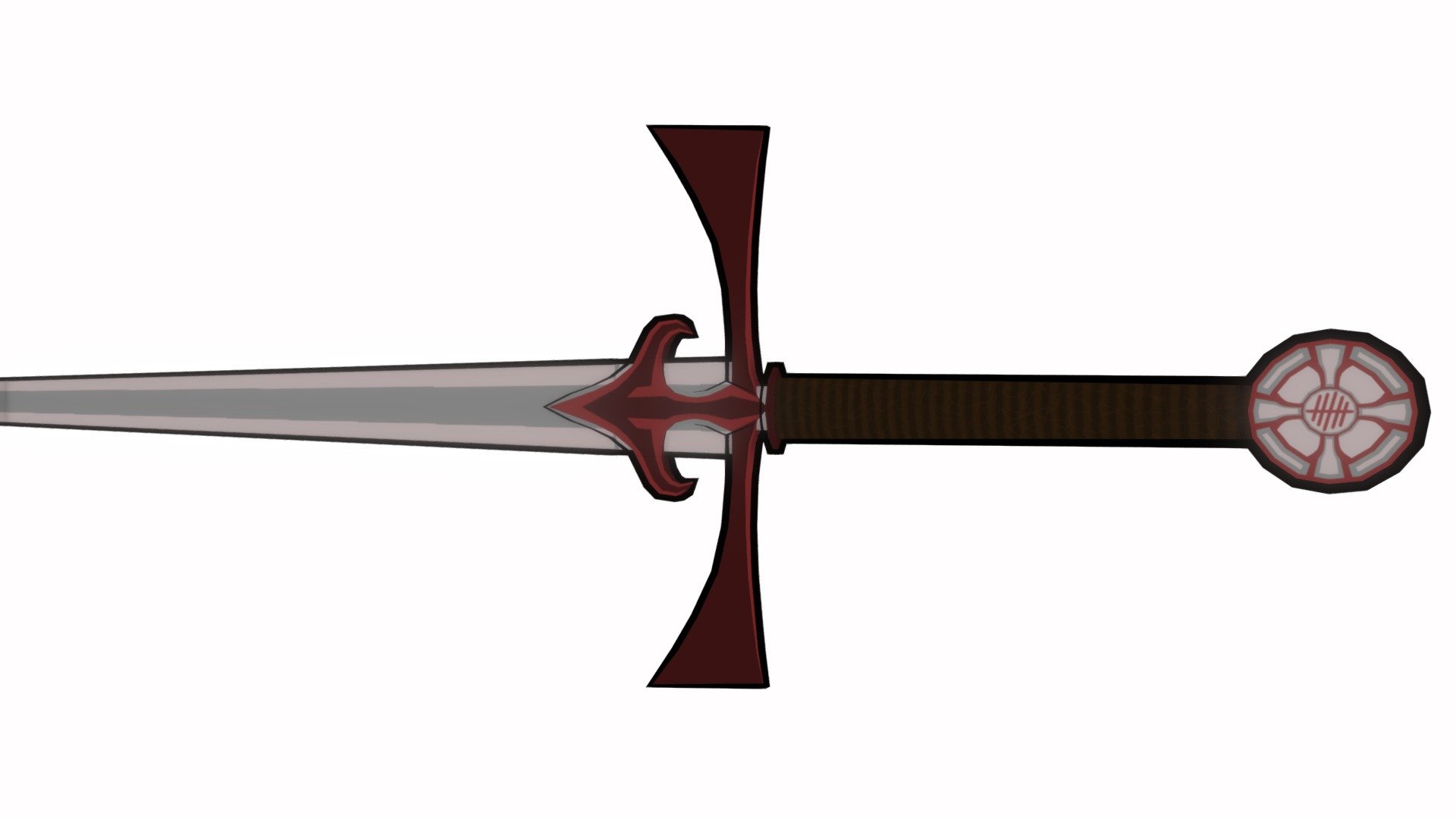 Low Poly Enchanted Sword - Download Free 3D model by PaintGarlics ...