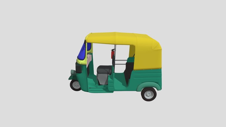 Autorickshaw 3D models - Sketchfab