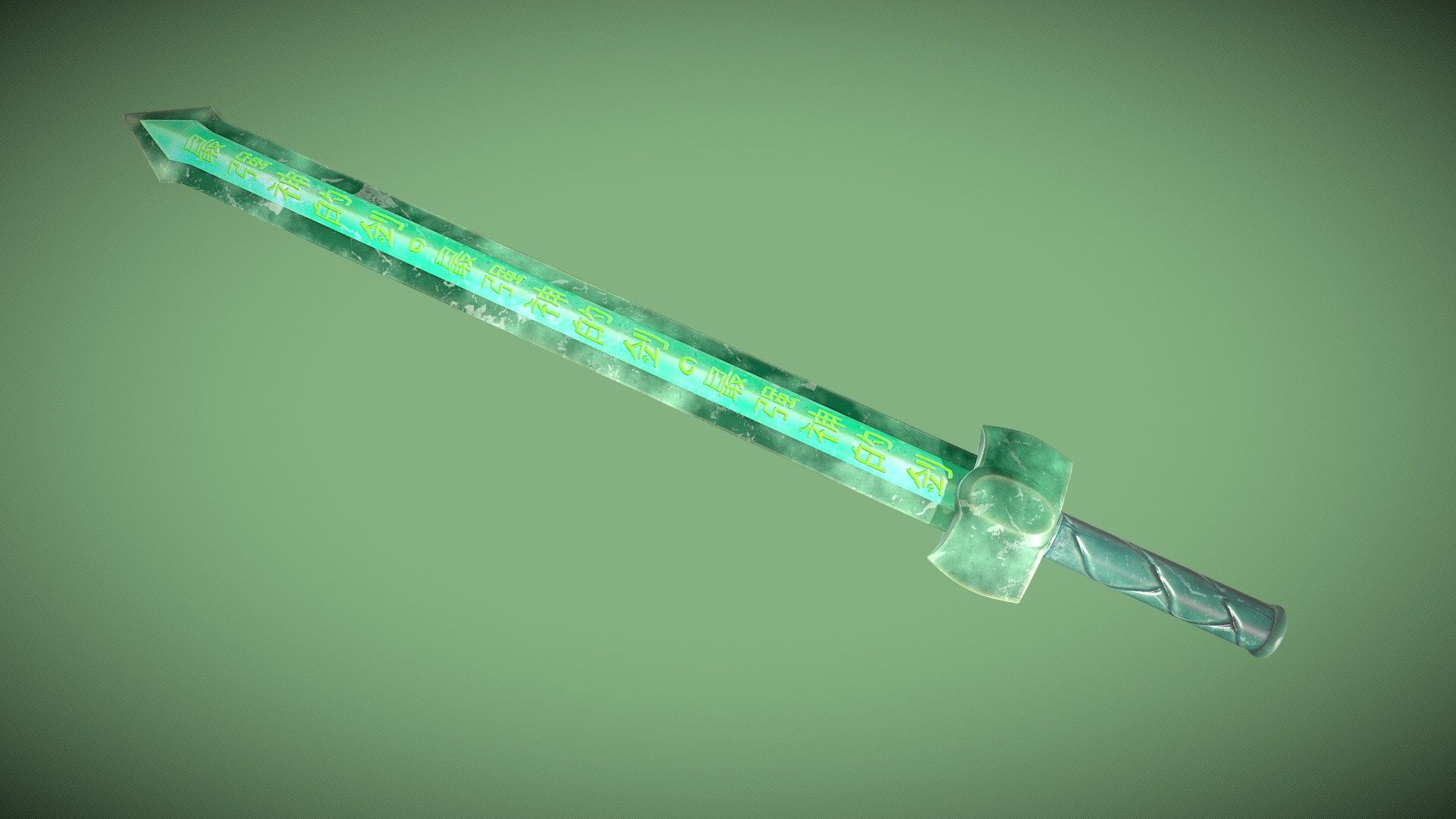 Green Sword [low-poly] - Buy Royalty Free 3D model by MadebyJuls ...