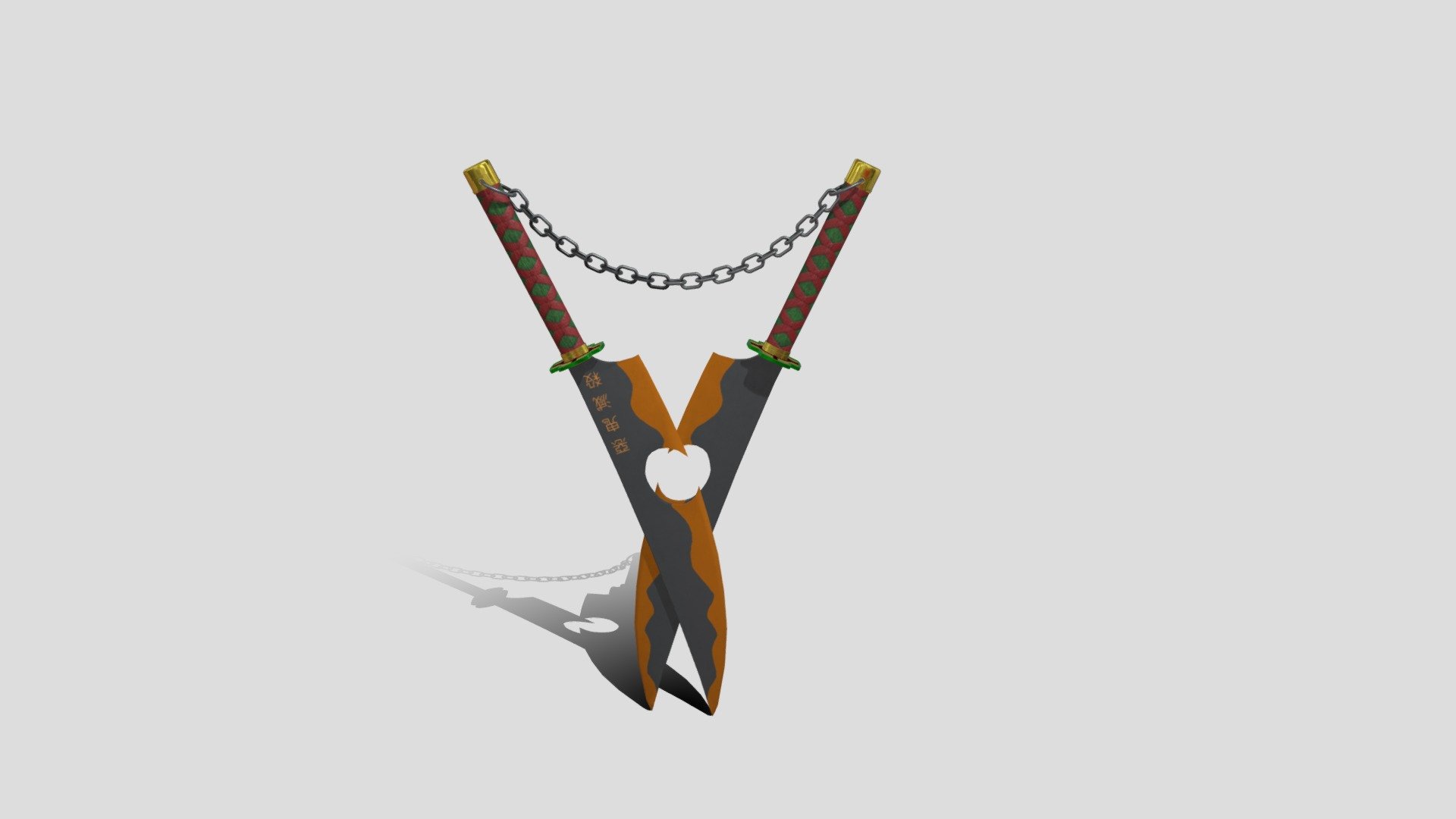 Tengen Uzui's Nichirin Cleavers - 3D model by V.MProductions [c3d69eb ...