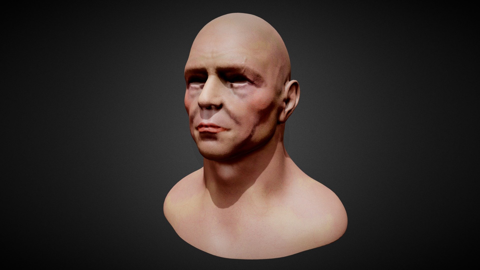 Adult Human face - 3D model by Wendigo22 [c3d86b6] - Sketchfab