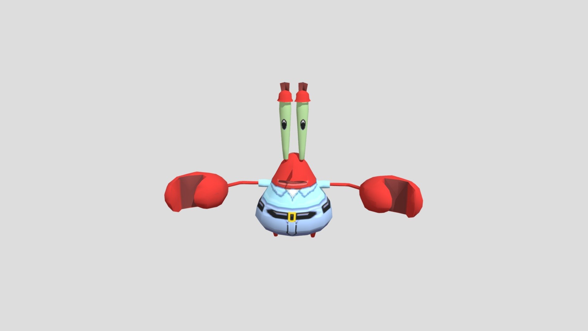 Mr Krabs - 3D model by modellehetbeste8761 (@Talkingtomplumbear) [c3d89ea] - Sketchfab