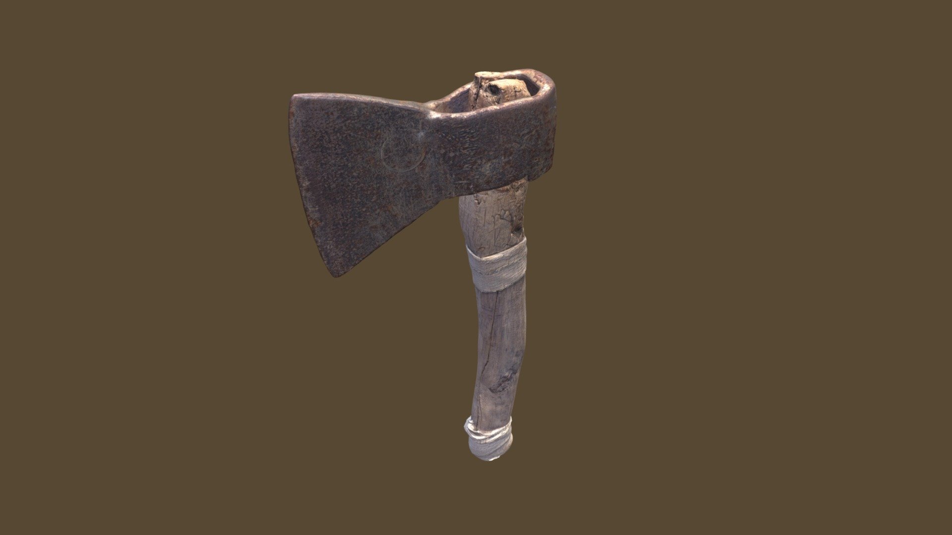 An Old Worn-Out Axe - 3D model by LisevichRuslan [c3da6dc] - Sketchfab
