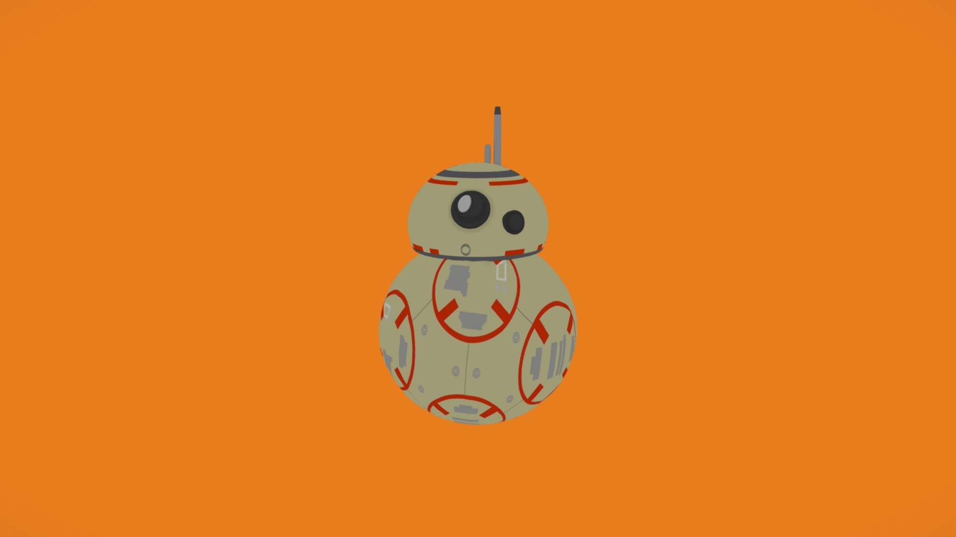 Star Wars - BB8 - 3D model by davibattglia [c3db4ba] - Sketchfab