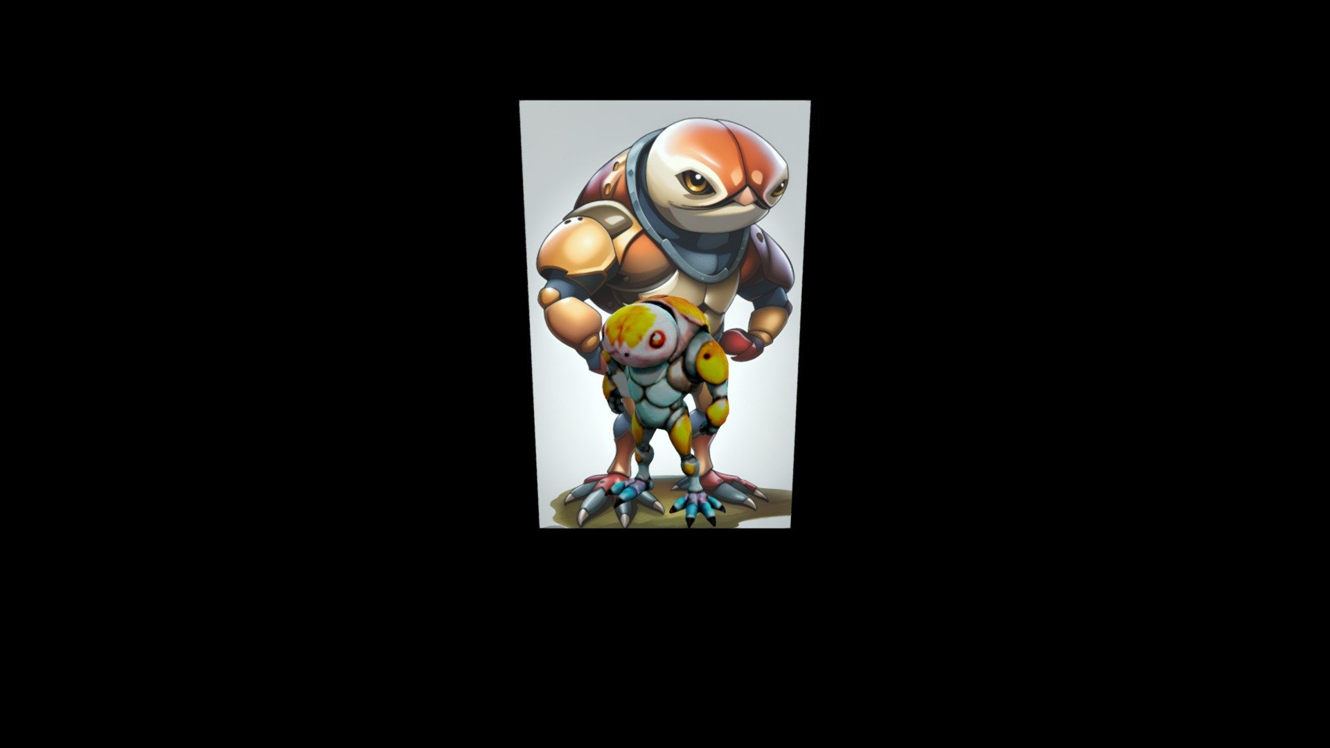 cartoon illustration of a man in a helmet and ar - Download Free 3D ...