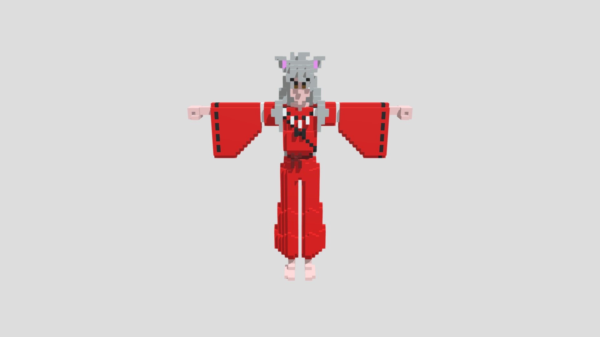 Inuyasha - Download Free 3D model by colombo0718 [c3dcd67] - Sketchfab
