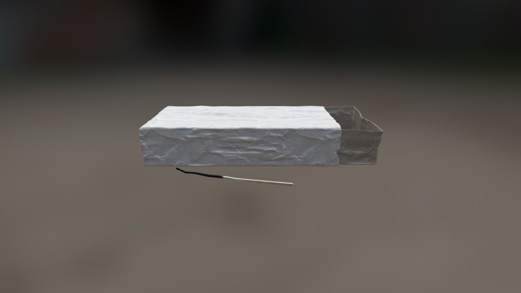 Match Box (Textured) - 3D model by m4ri23 [c3df5ef] - Sketchfab
