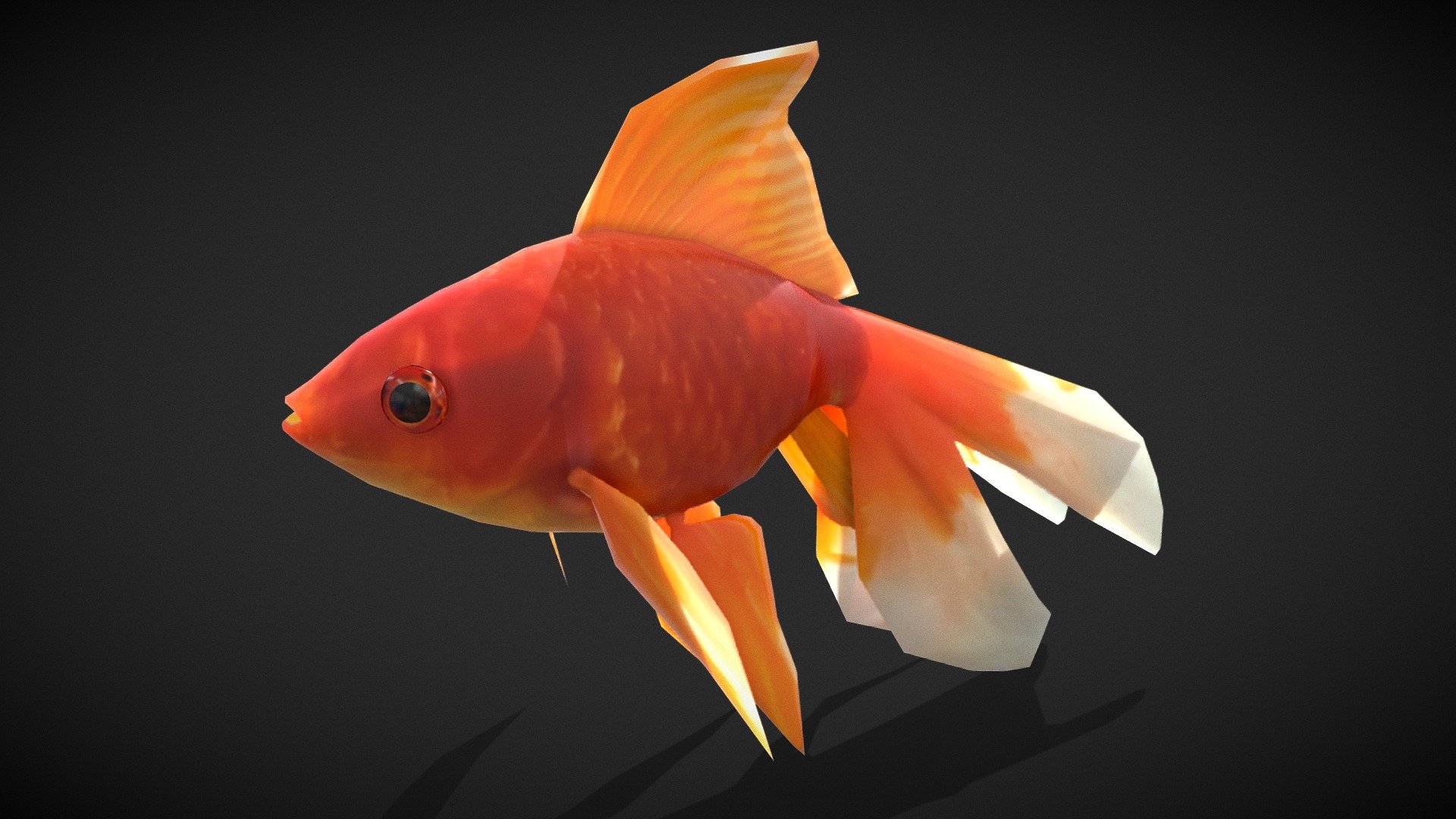 Goldfish - 3D model by batatanikita [c3e00ea] - Sketchfab