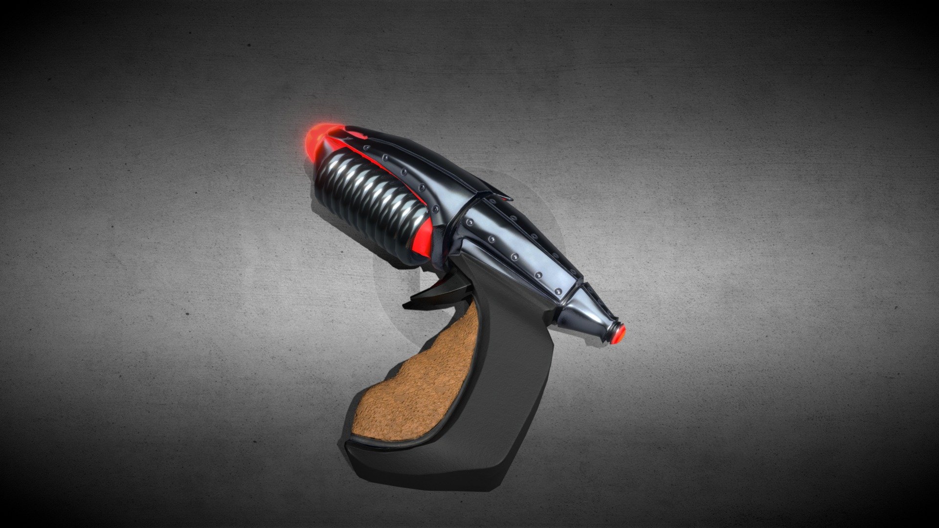 Retro future Gun - Download Free 3D model by Blascool [c3e141b] - Sketchfab
