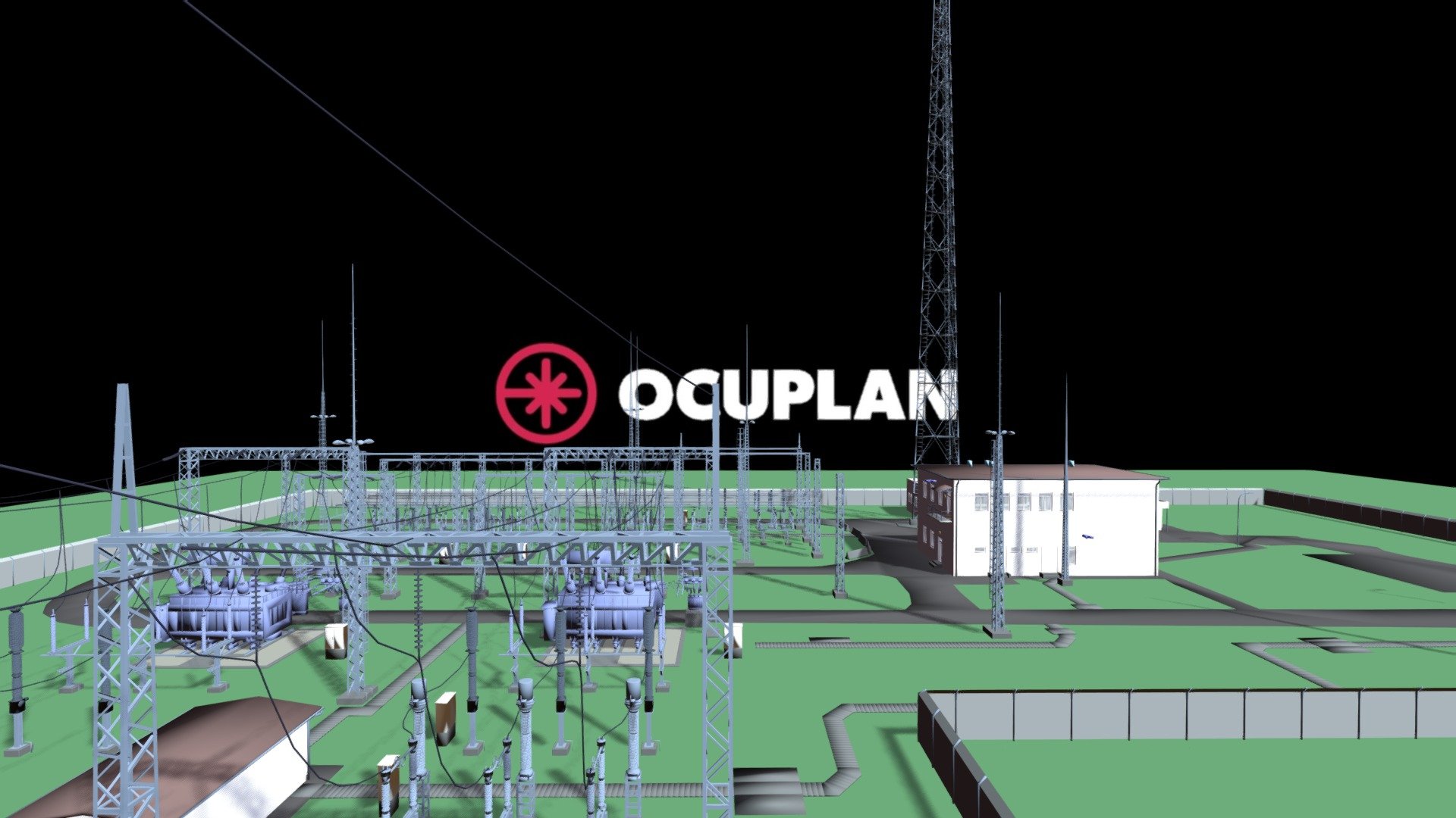 Electrical substation - 3D model by OCUPLAN ® (@LaserVision) [c3e16dd ...