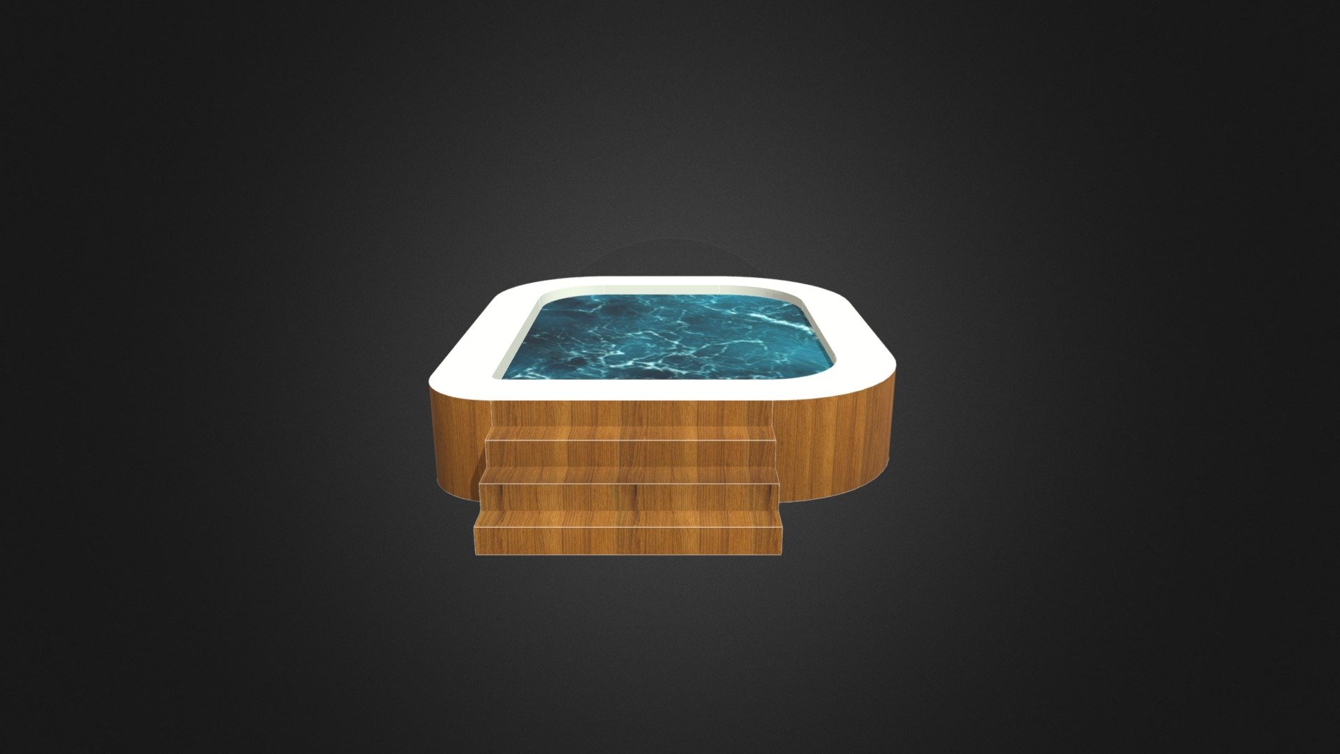 Simple Hot Tub - Download Free 3D model by shirlanne [c3e1773] - Sketchfab