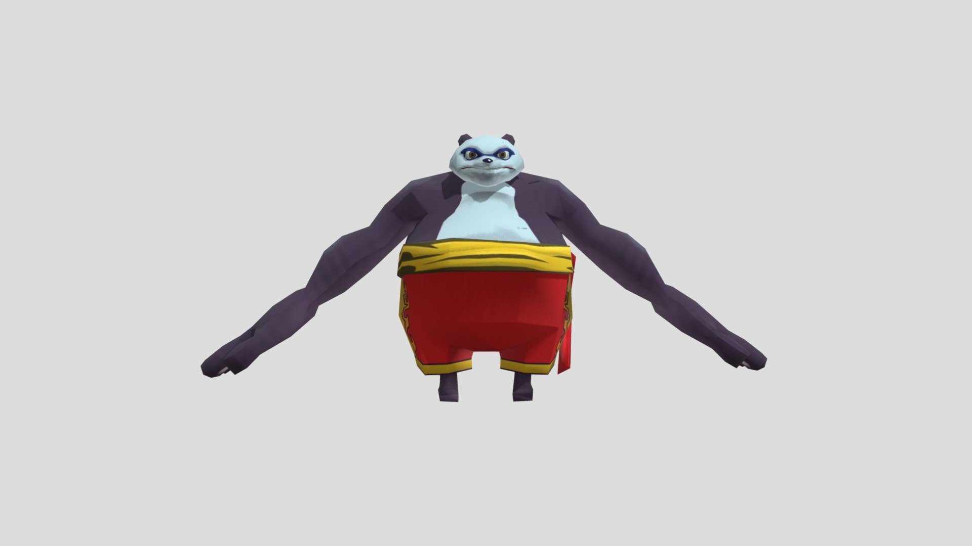 Panda King (Sly Raccoon) - Download Free 3D model by LombaxLover2K ...