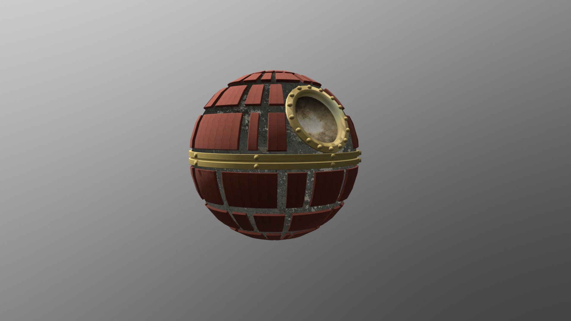 Steampunk Death Star - Download Free 3D model by trudyvfx [c3e222a ...