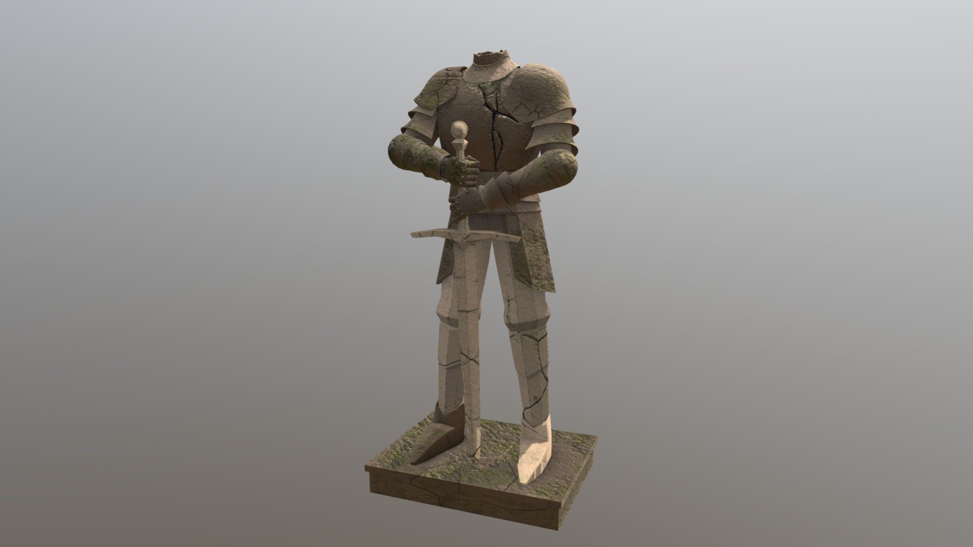 Stone Knight - Download Free 3D model by MZAK3D (@mzee92) [c3e3712 ...