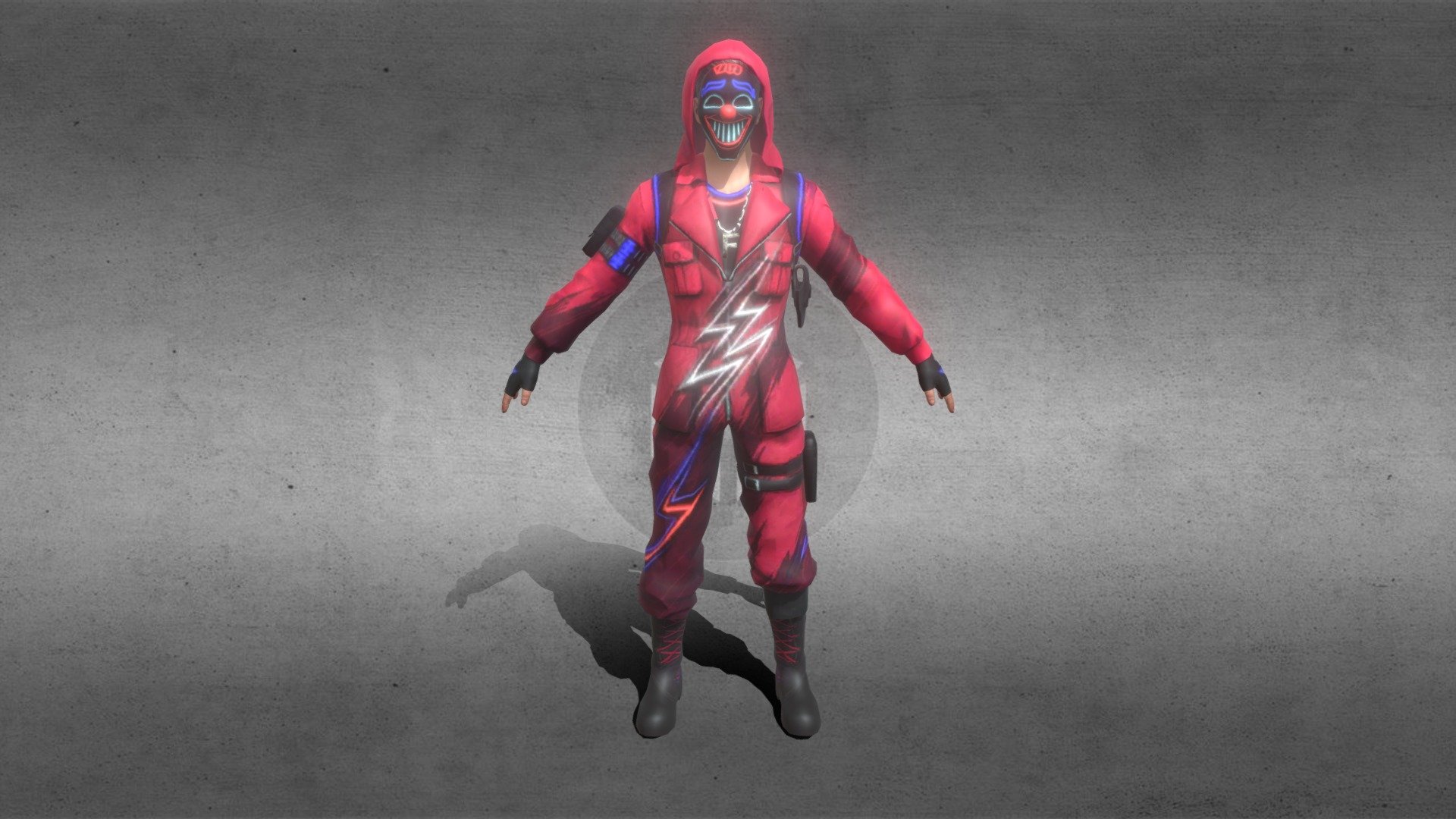 FF_ Neon_ Criminal_3D_ Model_by_ Red- Shot - Download Free 3D model by ...
