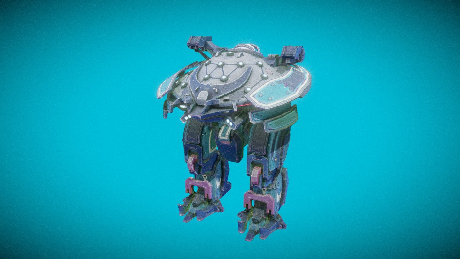 MECHA Robot XR-356 - Buy Royalty Free 3D model by Luna Studio ...