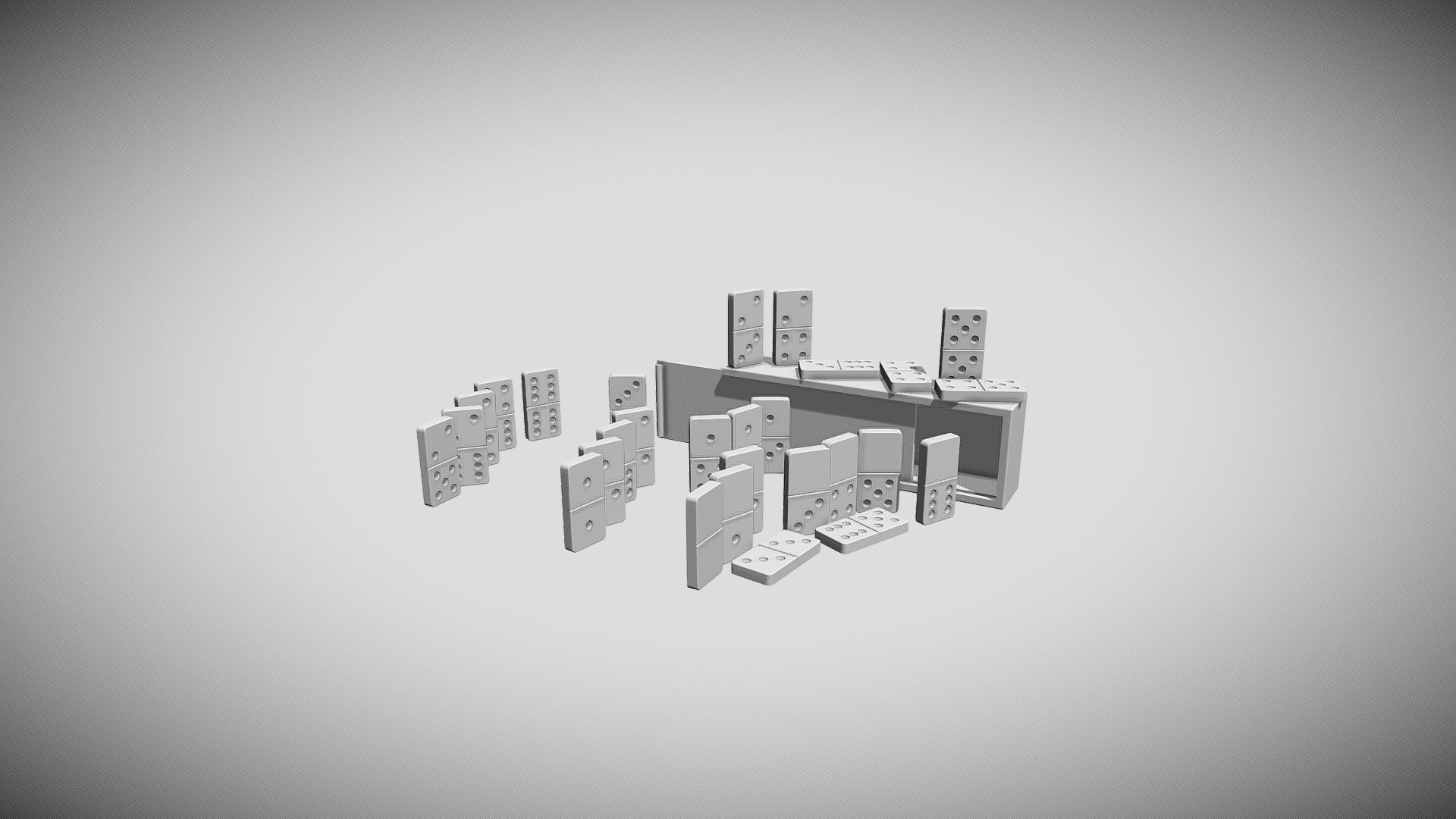 Dominoes - 3D model by Reliz Gaming (@omen6666661) [c3e4c9e] - Sketchfab