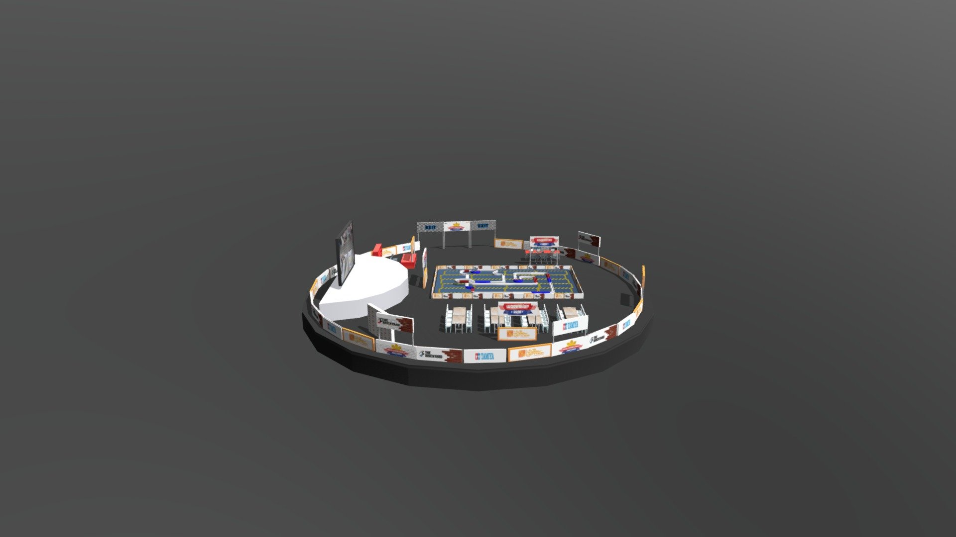 ASIA CUP CIRCLE - 3D model by ForPresentation (@jochellecasilad ...