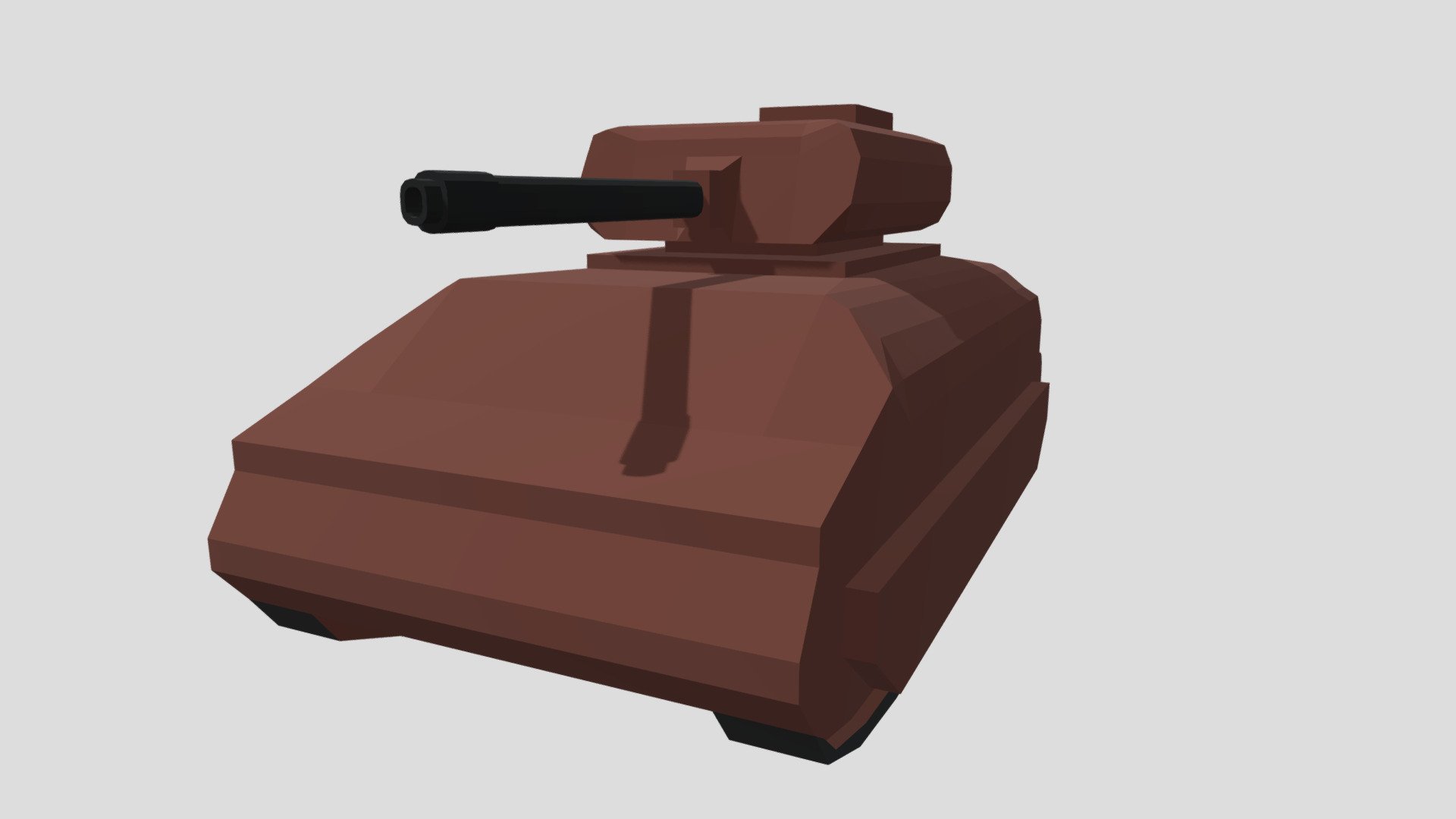Tank low-poly - Download Free 3D model by leoxx300 [c3e6416] - Sketchfab