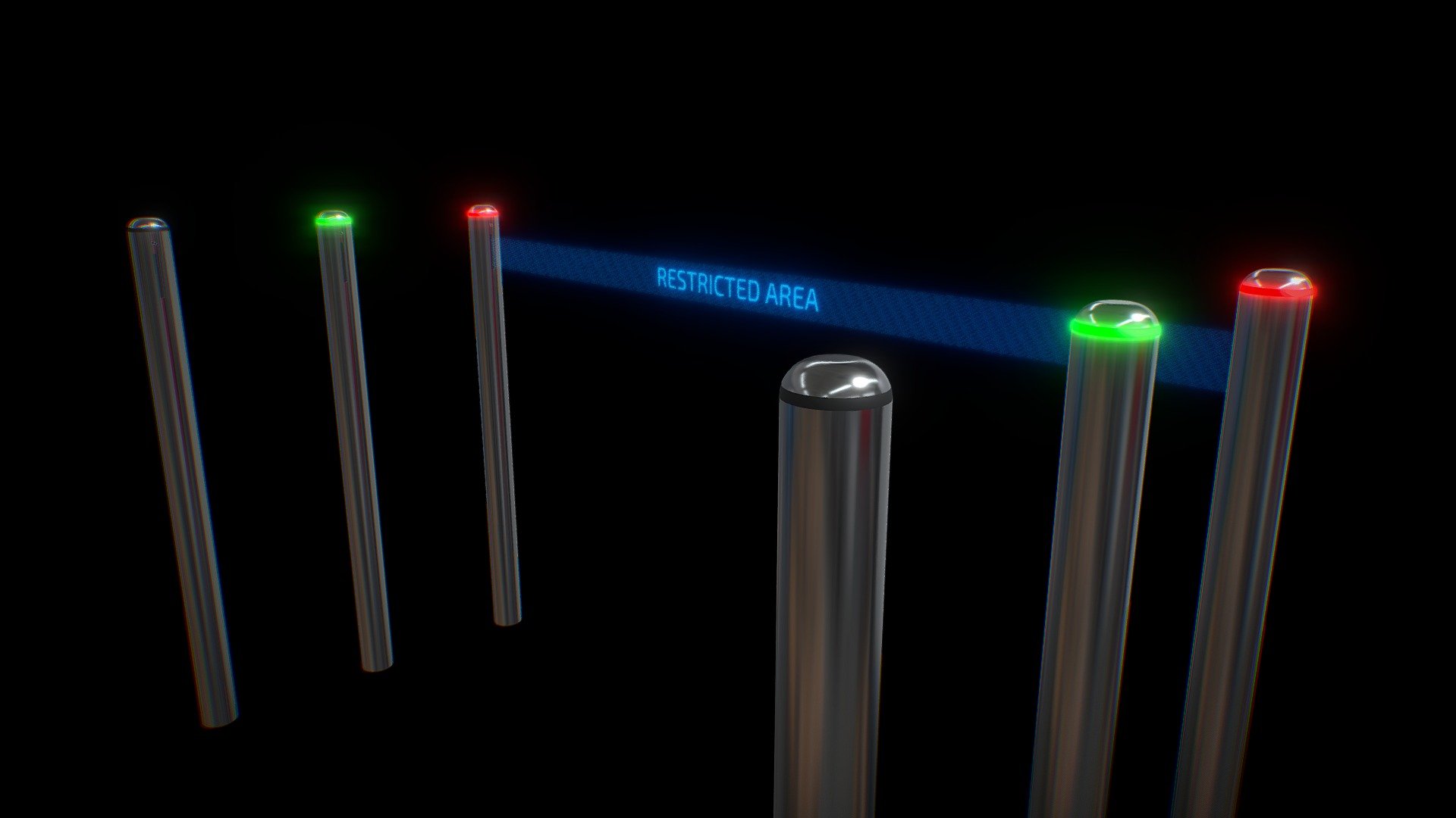 Sci-fi Pole - Download Free 3D model by Ahmed Ishaq Alizai ...