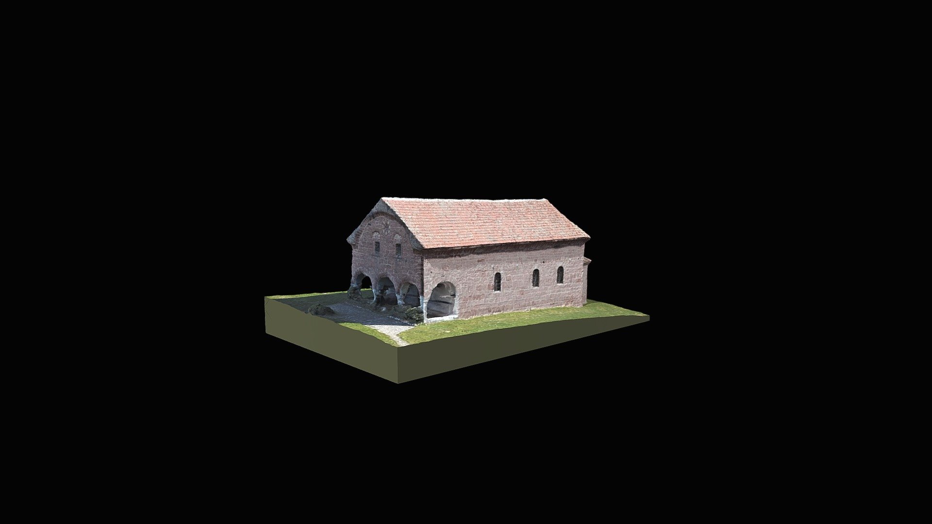 The Red church - 3D model by d.ignatov [c3e7441] - Sketchfab