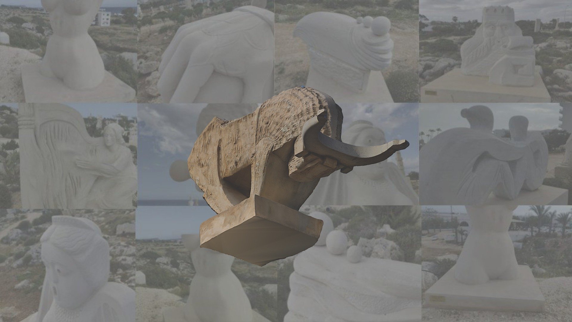 Cretan Bull - Ayia Napa's sculpture park - 3D model by AI ...