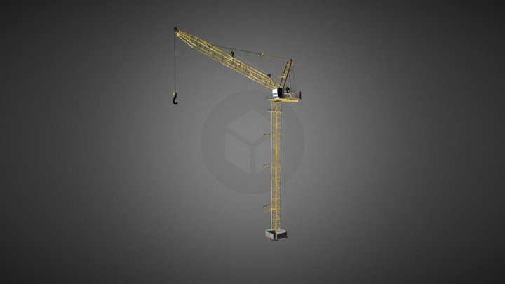 Tower-crane 3D models - Sketchfab