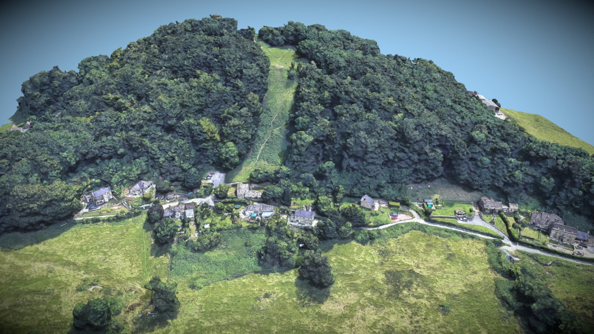 Cheese-Rolling Hill, Gloucester, England - Download Free 3D model by ...