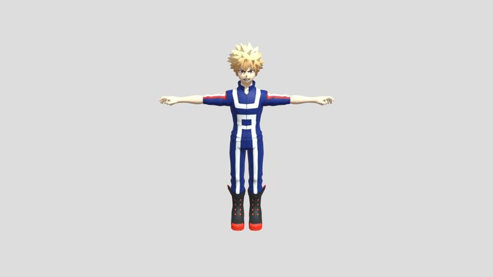 Bakugo 3D models - Sketchfab