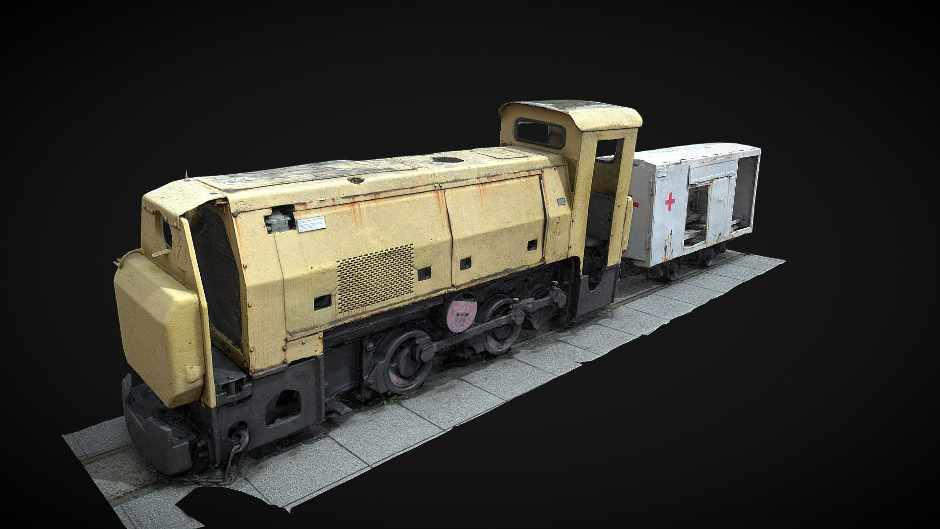 Mine sanitary locomotive - Photogrammetry Scan - Download Free 3D model ...