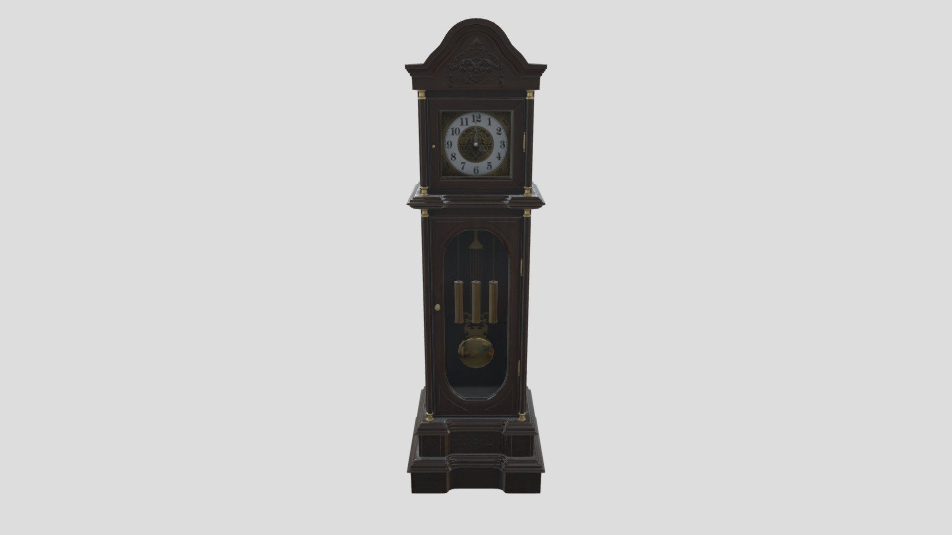 grandfather clock - 3D model by jihwanoh4 [c3ed322] - Sketchfab