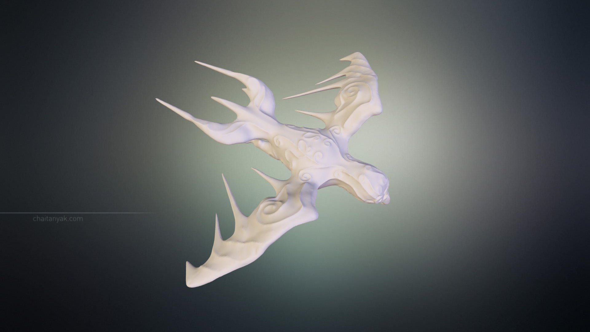 Golden Bird - 3D model by Chaitanya Krishnan (@chaitanyak) [c3ef754 ...